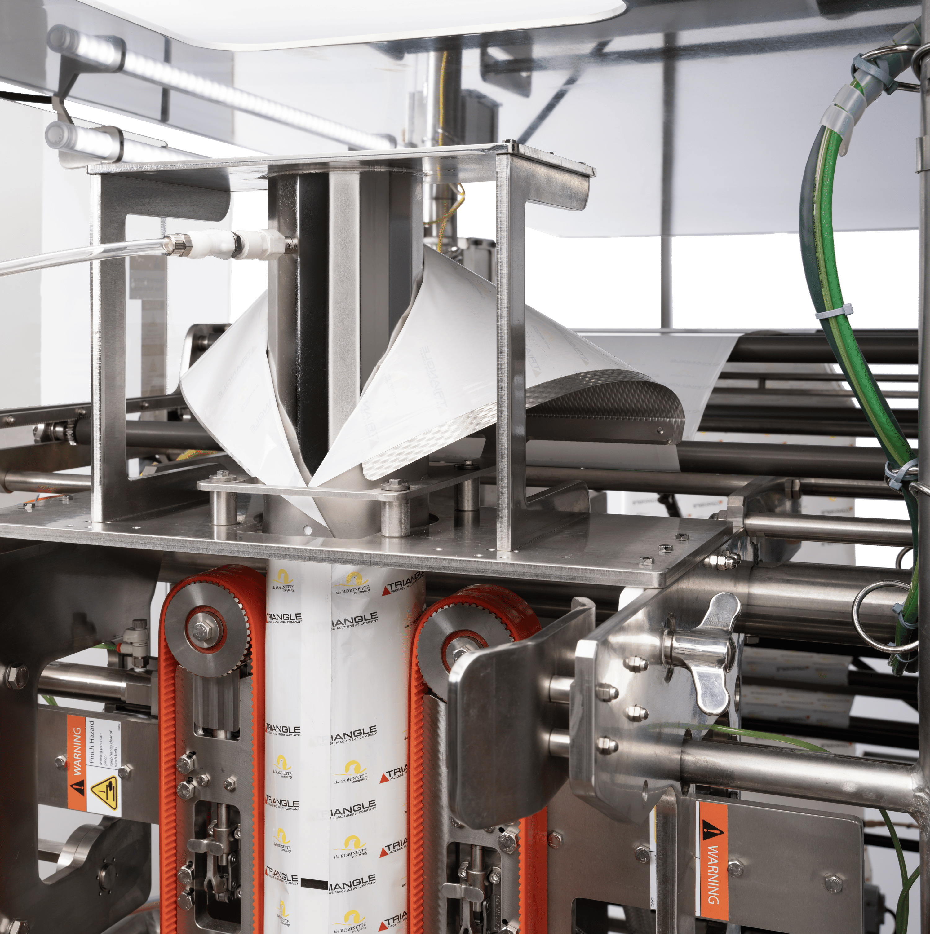 Compact Sanitary VFFS Bagger | Triangle Package Machinery